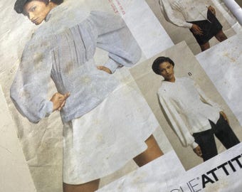 Vintage 1990's Vogue 1299 Paris Original MONTANA Sewing Pattern Size 8 ...