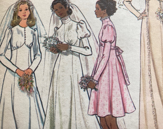 Vintage 1970s Butterick 6932 Mary Quant Dress Sewing Pattern Size 12 ...