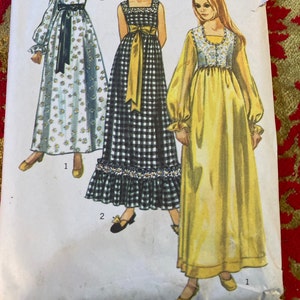 Vintage 1970s Simplicity 9259 Sewing Pattern Size 10 Bust 32.5 - Etsy