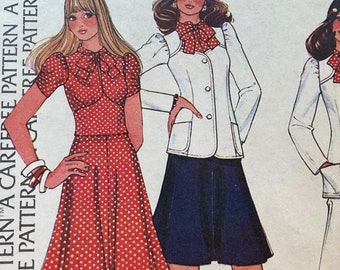 Vintage 1970's Butterick 4456 Sewing Pattern Size 16 Bust 38 FF - Etsy