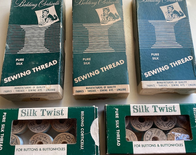 BEAUTIFUL and RARE Belding Corticelli Pure Silk Thread Lot - Etsy