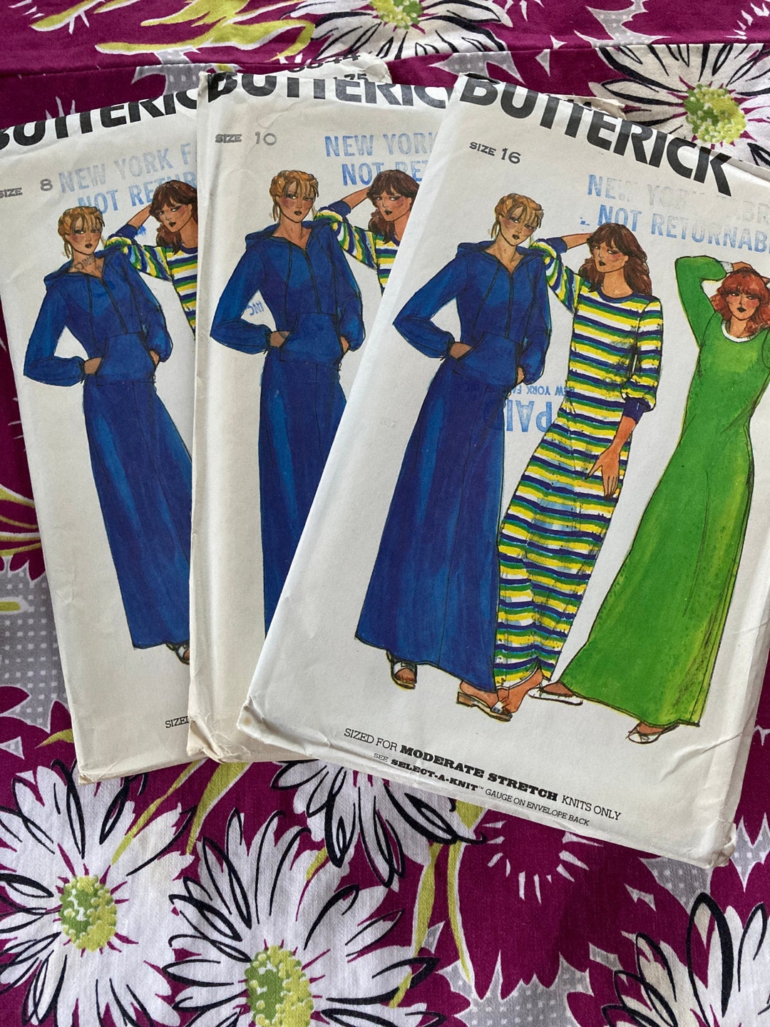 Vintage 1970's Butterick 6844 Sewing Pattern Size 8, 10 or 14 FF - Etsy