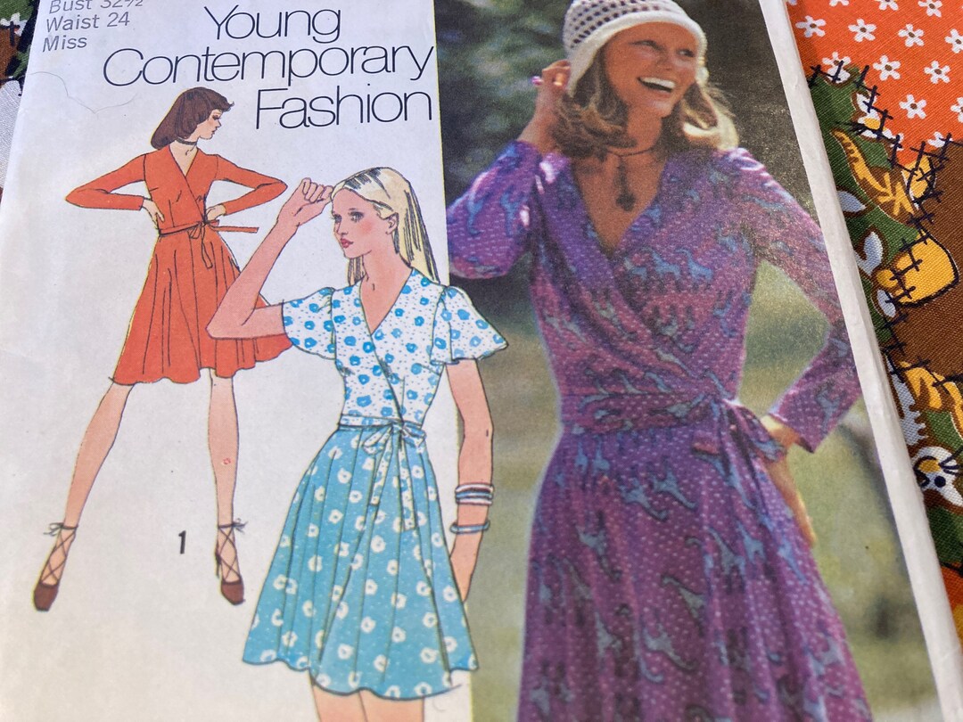Vintage 1970s Simplicity 9813 Sewing Pattern Size 10 Bust 32.5 or Size ...