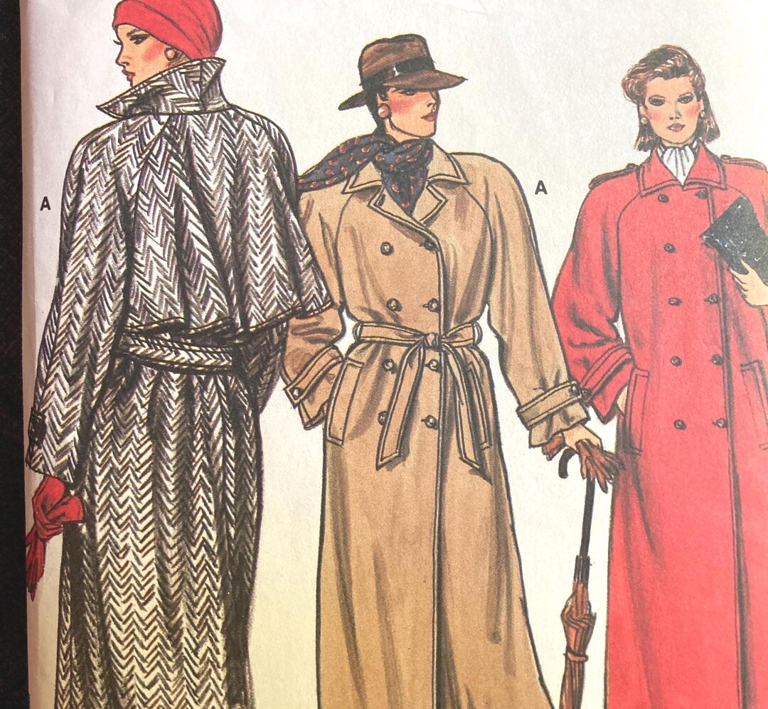 Vintage 1980s Vogue 9389 Sewing Pattern Size 14-16-18 Bust 36-38-40 FF ...
