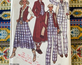 Vintage 1970's Butterick 6245 Sewing Pattern Size 14 Bust 36 FF - Etsy