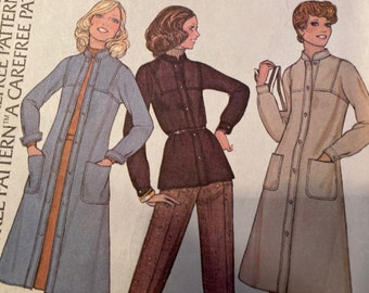 Vintage 1970s Vogue 8587 Sewing Pattern Size 16 Bust 38 FF - Etsy