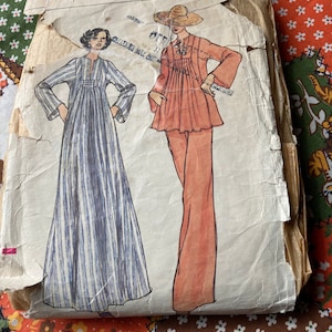 Vintage 1970s Vogue 8587 Sewing Pattern Size 12 Bust 34 or | Etsy