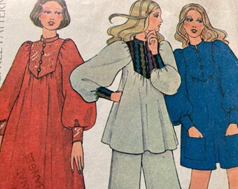 Vintage 1970's Butterick 4115 Sewing Pattern Size 12 Bust 34 or Size 14 ...
