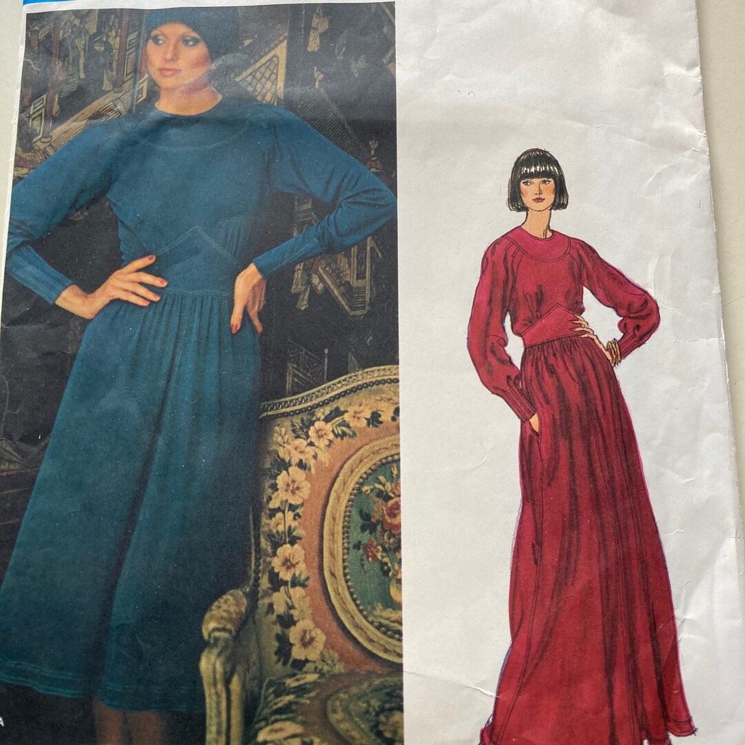 Vintage 1970's Vogue 1144 Couturier Design Jean Muir Sewing Pattern ...