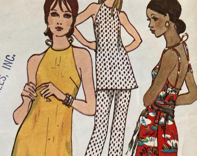 Vintage 1970s Vogue 8062 Sewing Pattern Size 12 Bust 34 - Etsy