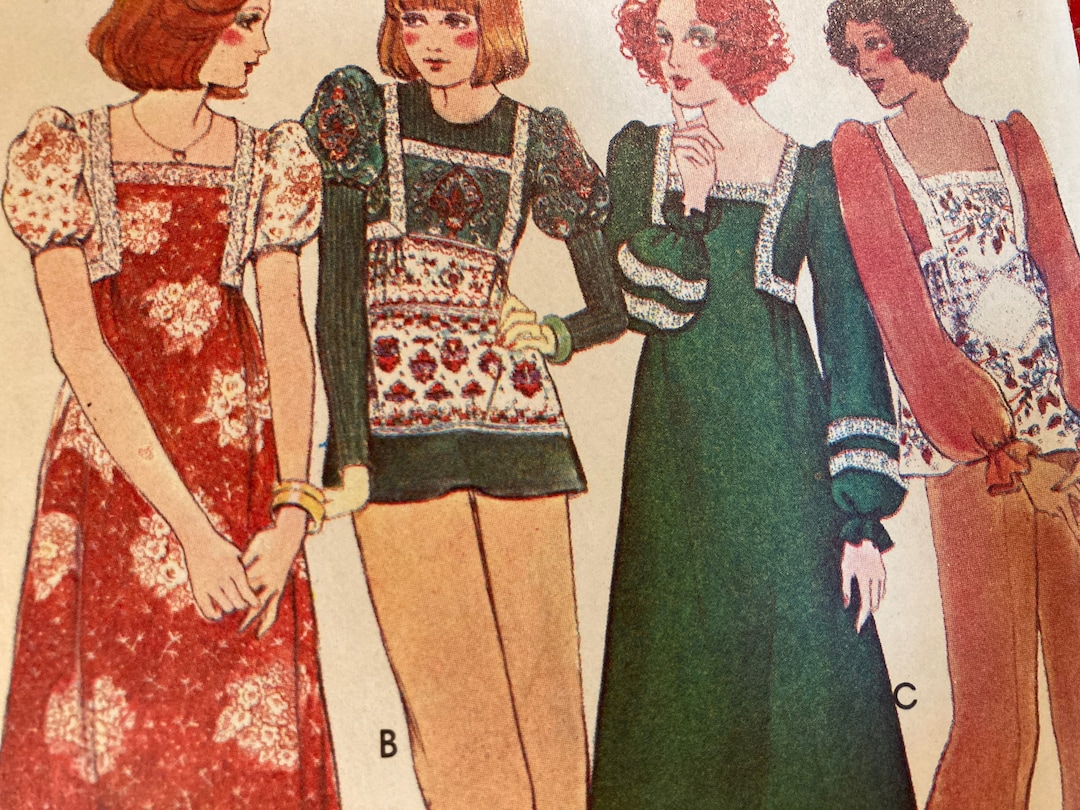 SALE Vintage 1970s Mccall’s 5374 Sewing Pattern Size 7 Bust 31 or Size ...