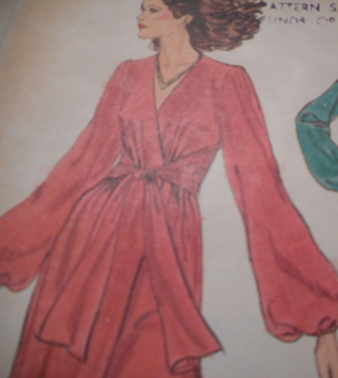 Vintage 1970's Vogue 9942 Dress Sewing Pattern Size 12 Bust 34 - Etsy