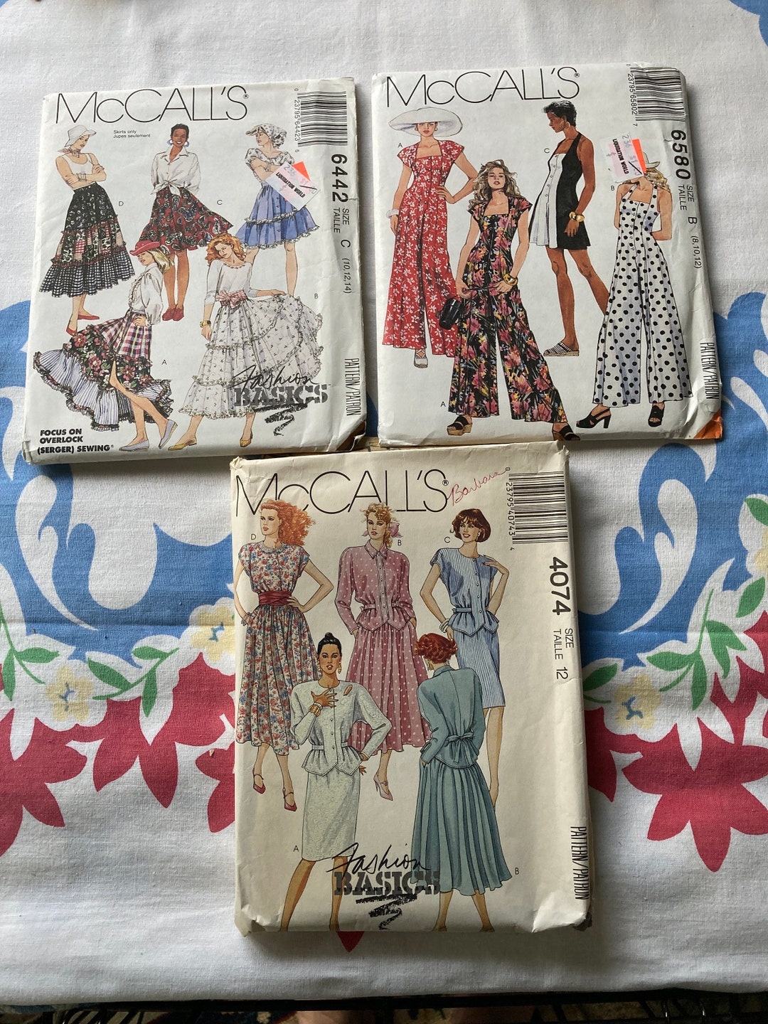 Vintage 1980's Mccall's 6442 or 4074 Sewing Pattern - Etsy