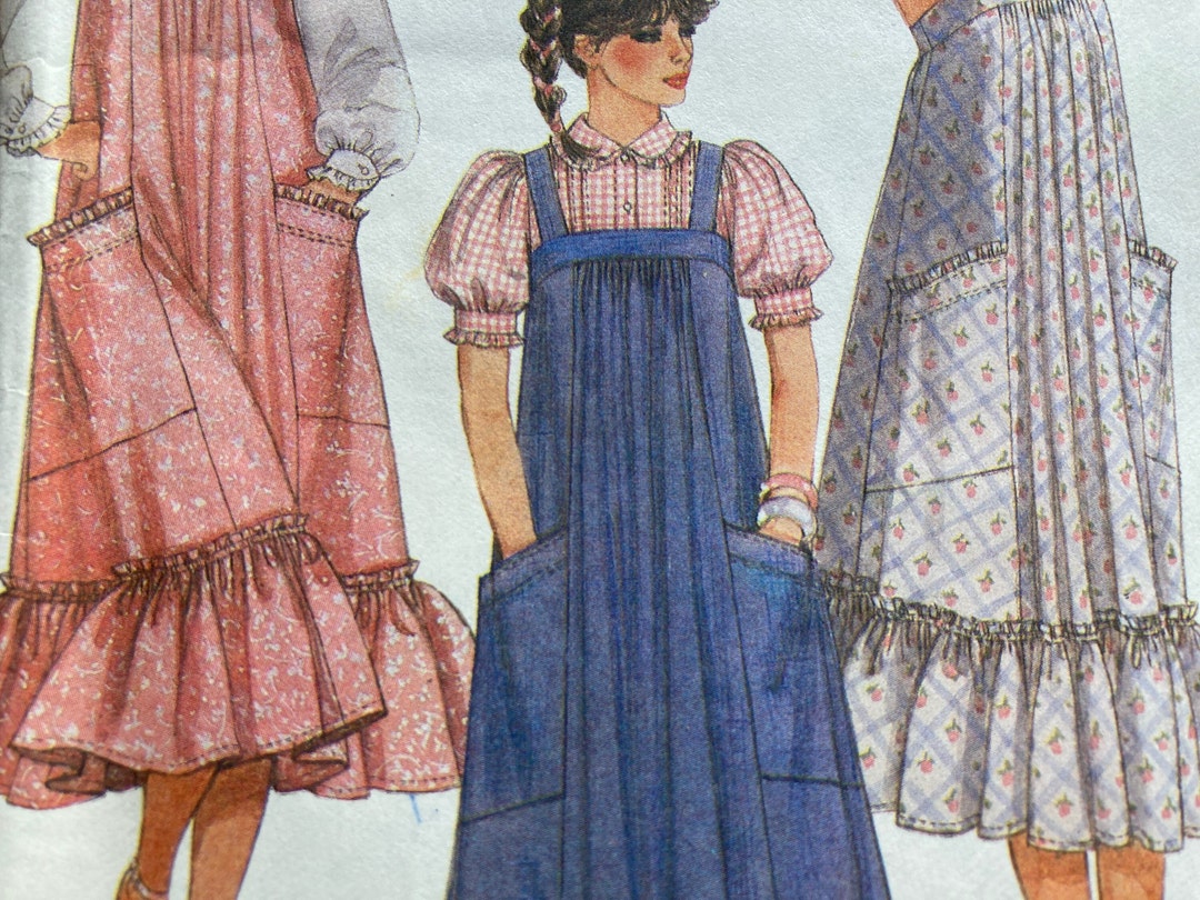 Vintage 1980s Mccalls 7956 Laura Ashley Sewing Pattern Size 12 Bust 34 ...