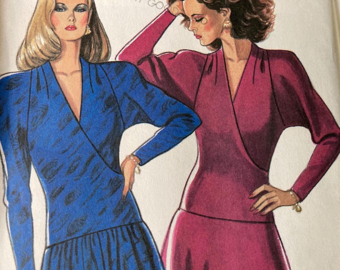 Vintage 1980 NEW LOOK 6752 Sewing Pattern Six Sizes in One - Etsy