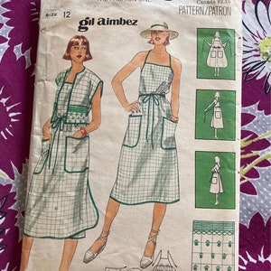 RARE Vintage 1970's Butterick 5386 Gil Aimbez Sewing Pattern Size 12 ...