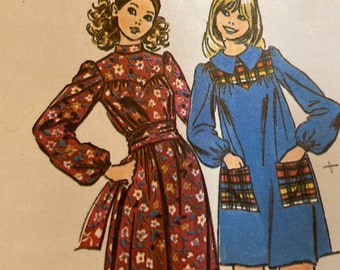 Vintage 1960's Vogue 7485 Dress Sewing Pattern, Size 12, Bust 34 - Etsy