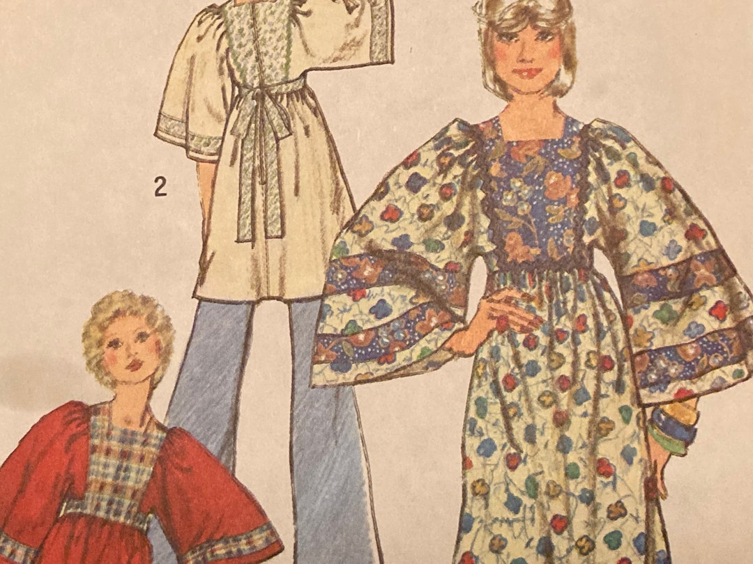 Vintage 1970's Simplicity 5976 Sewing Pattern Size Small 8-10 Bust 31.5 ...