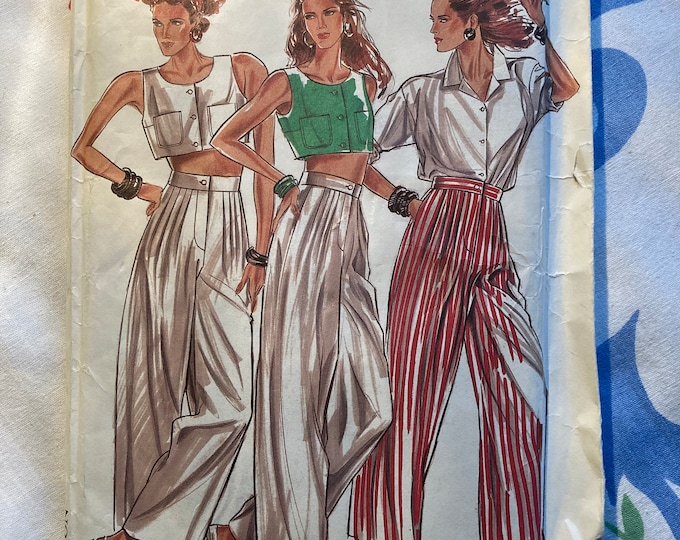 Vintage 1980's NEW LOOK 6146 Sewing Pattern Six Sizes in One FF - Etsy