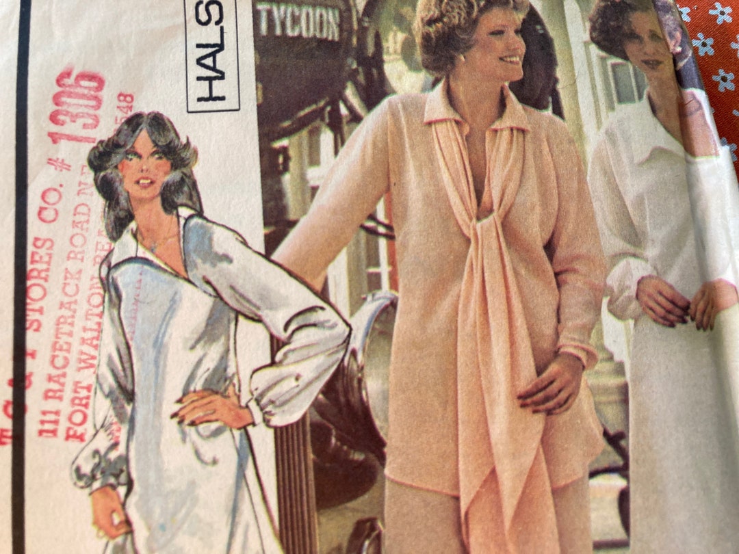 Vintage 1970s Mccalls 5487 Halston Sewing Pattern Size 14 Bust 36 FF - Etsy