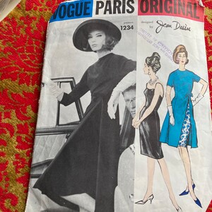 Vogue 1234 Parigi originale Desses cartamodello taglia 8 busto 31 di ...