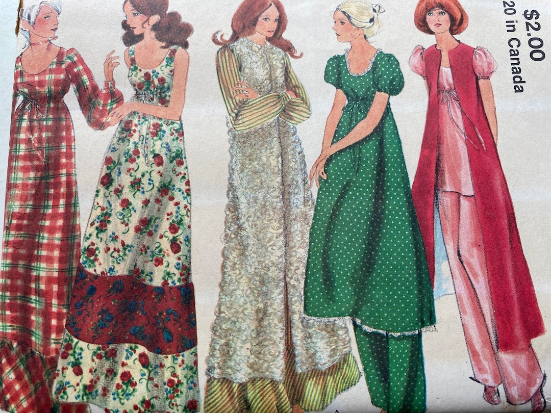 RARE Vintage 1970's Vogue 7905 Sewing Pattern Size 14 Bust 36 FF - Etsy