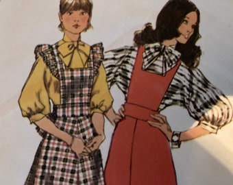 RARE Vintage 1970s Butterick 6979 Betsey Johnson Sewing Pattern Size 8 ...