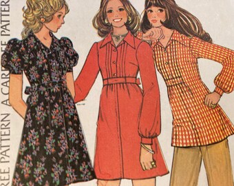 RARE Vintage 1970's Mccall's 3334 Sewing Pattern Size 11 Bust 33.5 - Etsy