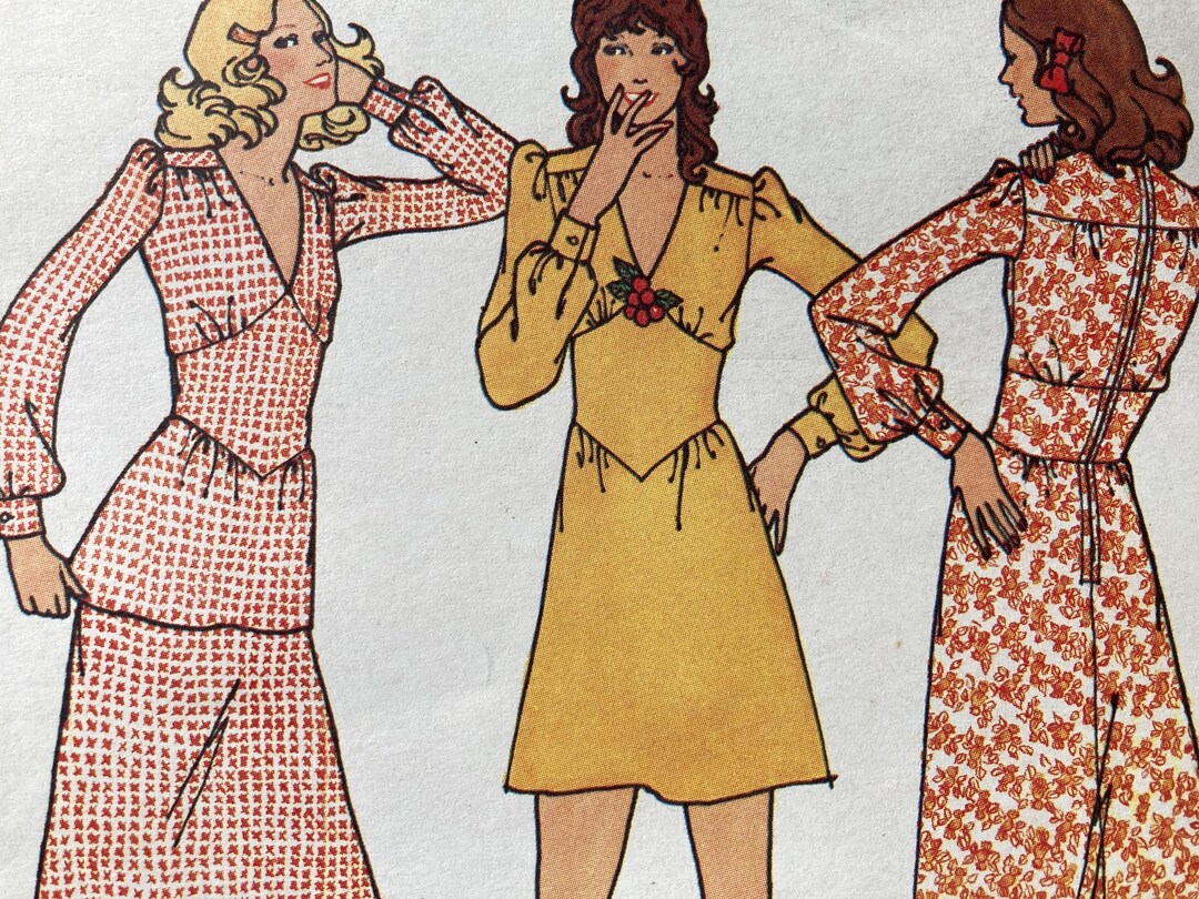 RARE Vintage 1970's Butterick 6576 Young America Creates Sewing Pattern ...