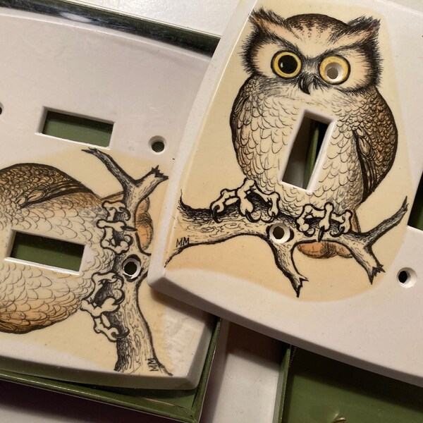 Owl Switch Plate - Etsy