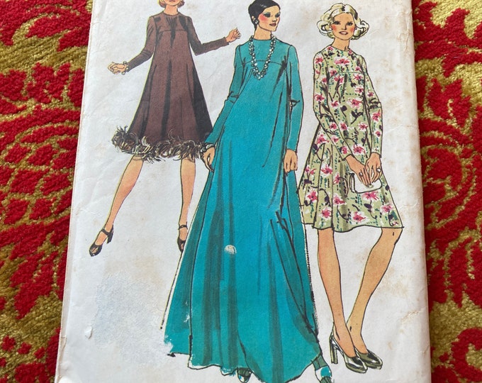 Vintage 1970s Simplicity 5736 Sewing Pattern Size 12 Bust 34 - Etsy
