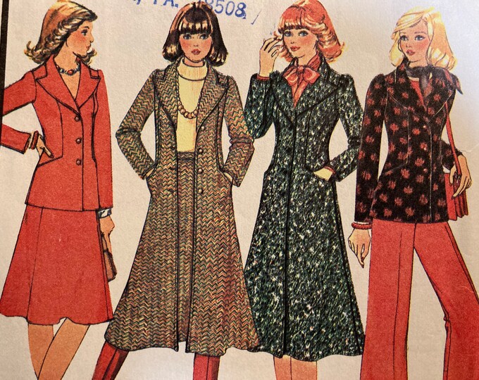 Vintage 1970s Mccalls 4687 Sewing Pattern Size 10 Bust 32.5 - Etsy