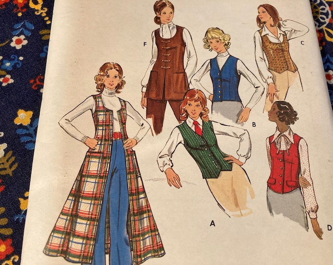 Vintage 1970s Butterick 4094 WILLI SMITH Sewing Pattern Size 16 Bust 38 ...