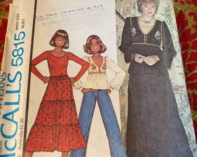 Vintage 1970s Mccall’s 4381 Sewing Pattern Size 8 - Etsy
