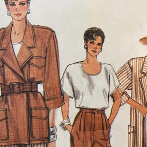 Vintage 1970's Vogue 9854 Sewing Pattern Size 8-10-12 Bust 31.5, 32.5 ...