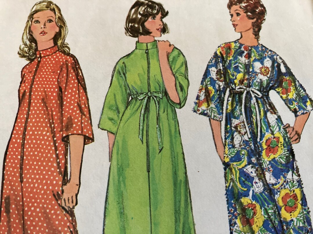 Vintage 1970 Simplicity 6048 Sewing Pattern Size Large 16-18 Bust 38-40 ...