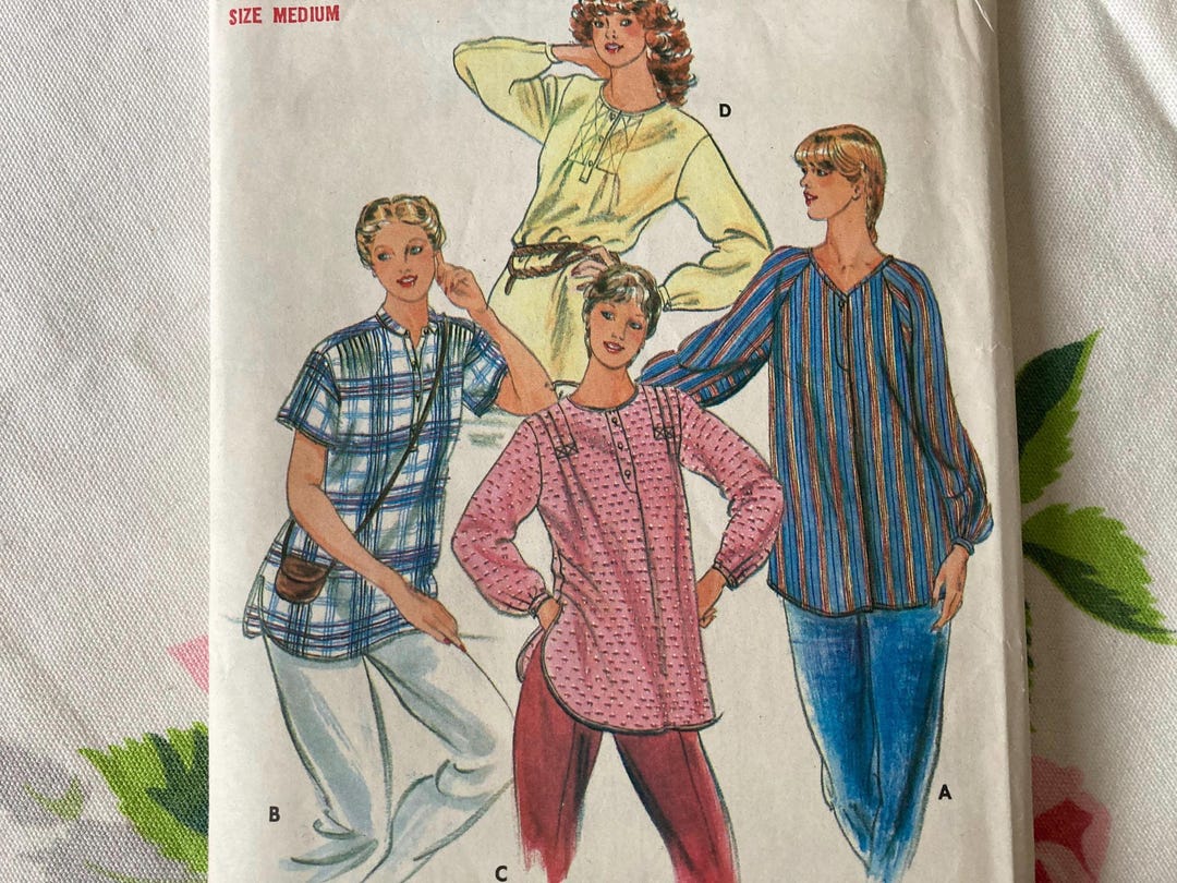 Vintage 1970s Butterick 6416 Sewing Pattern Size Medium 12-14 Bust 34 ...