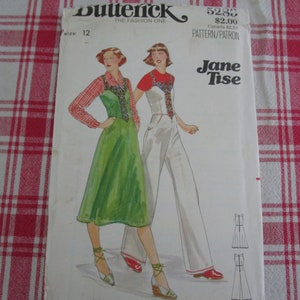 Vintage 1970's Butterick 5283 JANE TISE Jumper and Jumpsuit Sewing ...