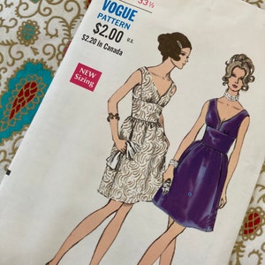 Vintage 1970s Vogue 7642 Sewing Pattern Size 8 Bust 31.5 FF - Etsy