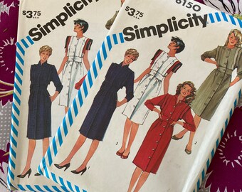 Vintage 1980s Butterick 4356 Sewing Pattern Size 14 Bust 36 - Etsy