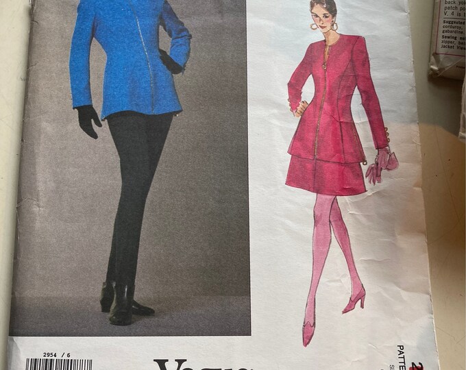 Vintage 1990's NEW LOOK 6467 Sewing Pattern Six Sizes in One FF - Etsy