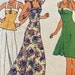 Vintage 1970 Simplicity 6979 Dress or Top Sewing Pattern Size 12 Bust ...