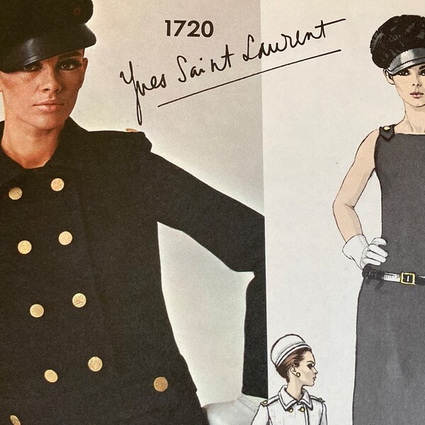 Vogue Yves Saint Laurent Patterns - Etsy