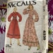 Vintage 1970's Mccall's 6339 Sewing Pattern Size 6-8-10 Bust 30.5,31.5 ...