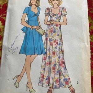 Vintage 1970's Simplicity 6500 Sewing Patterns Size 10 Bust 32.5 - Etsy