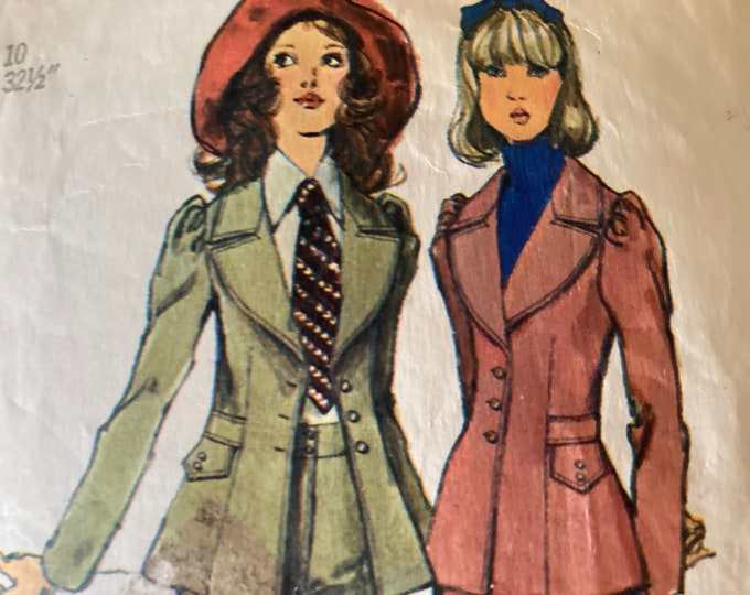 Vintage 1970s Simplicity 5499 Sewing Pattern Size 12 Bust 34 - Etsy