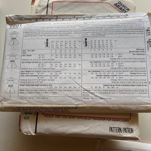 RARE Vintage 1980's Simplicity 6801 Sewing Pattern Size 10-12-14 FF - Etsy