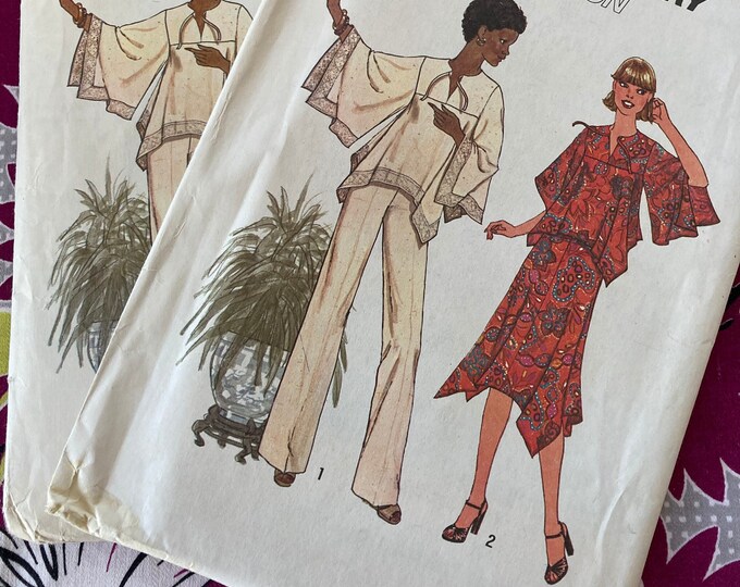 Vintage 1970's Simplicity 7884 Sewing Pattern Size 16 Bust 38 FF - Etsy