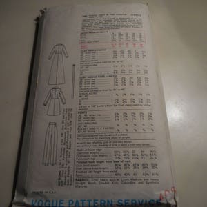 Vintage 1970's MISS VOGUE 7680 Coat and Pants Sewing Pattern Size 8 ...