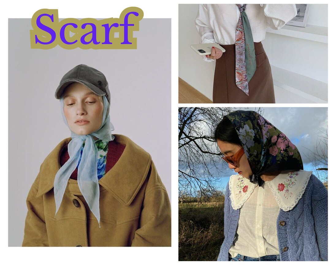Vintage Mystery Scarf Aesthetic Style Bundle Box. - Etsy